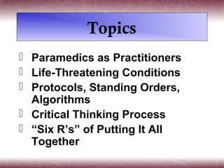 Pt assess clinical decision making | PPT