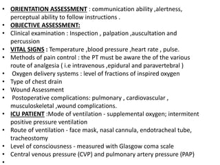 Pt assessment | PPTX