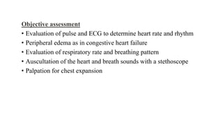 Pt assessment of cardiac surgery conditions | PPTX