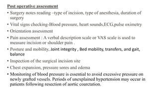 Pt assessment of cardiac surgery conditions | PPTX
