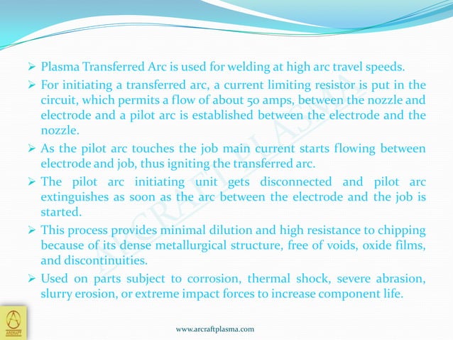 PTA welding and overlay | PPTX | Auto Parts | Automotive