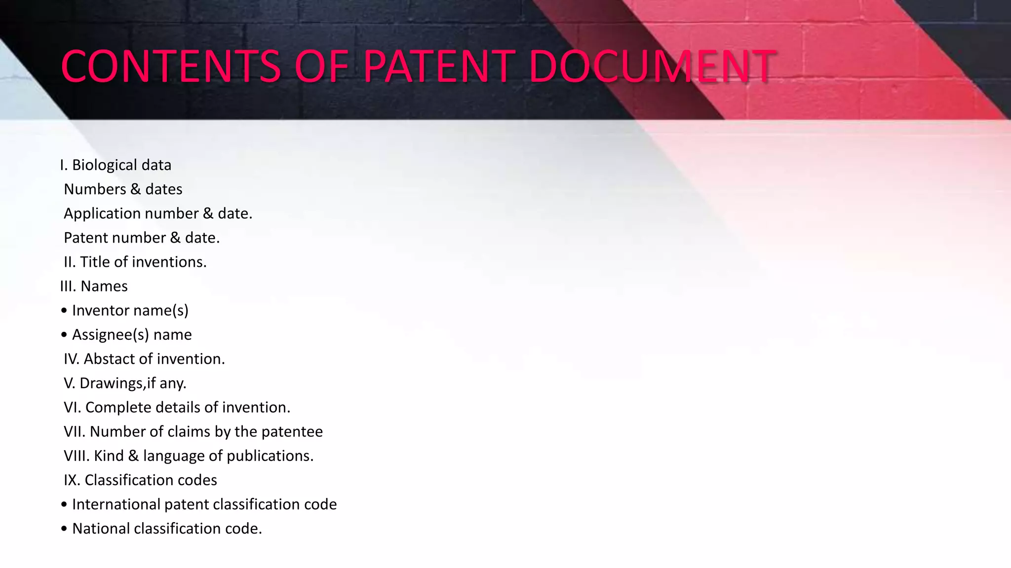 PATENT and types of patents | PPTX | Science