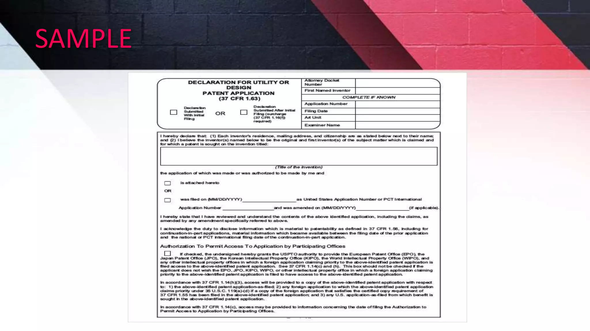 PATENT and types of patents | PPTX | Science