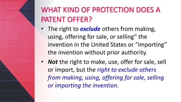 PATENT and types of patents | PPTX | Science