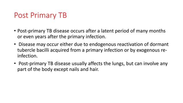 Pulmonary tuberculosis latest guidelines and treatment | PPTX