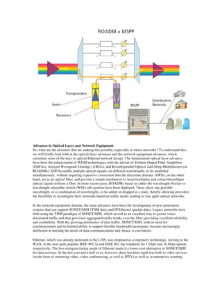 Design Considerations for Converged Optical Ethernet Networks | PDF | Computer Networking ...