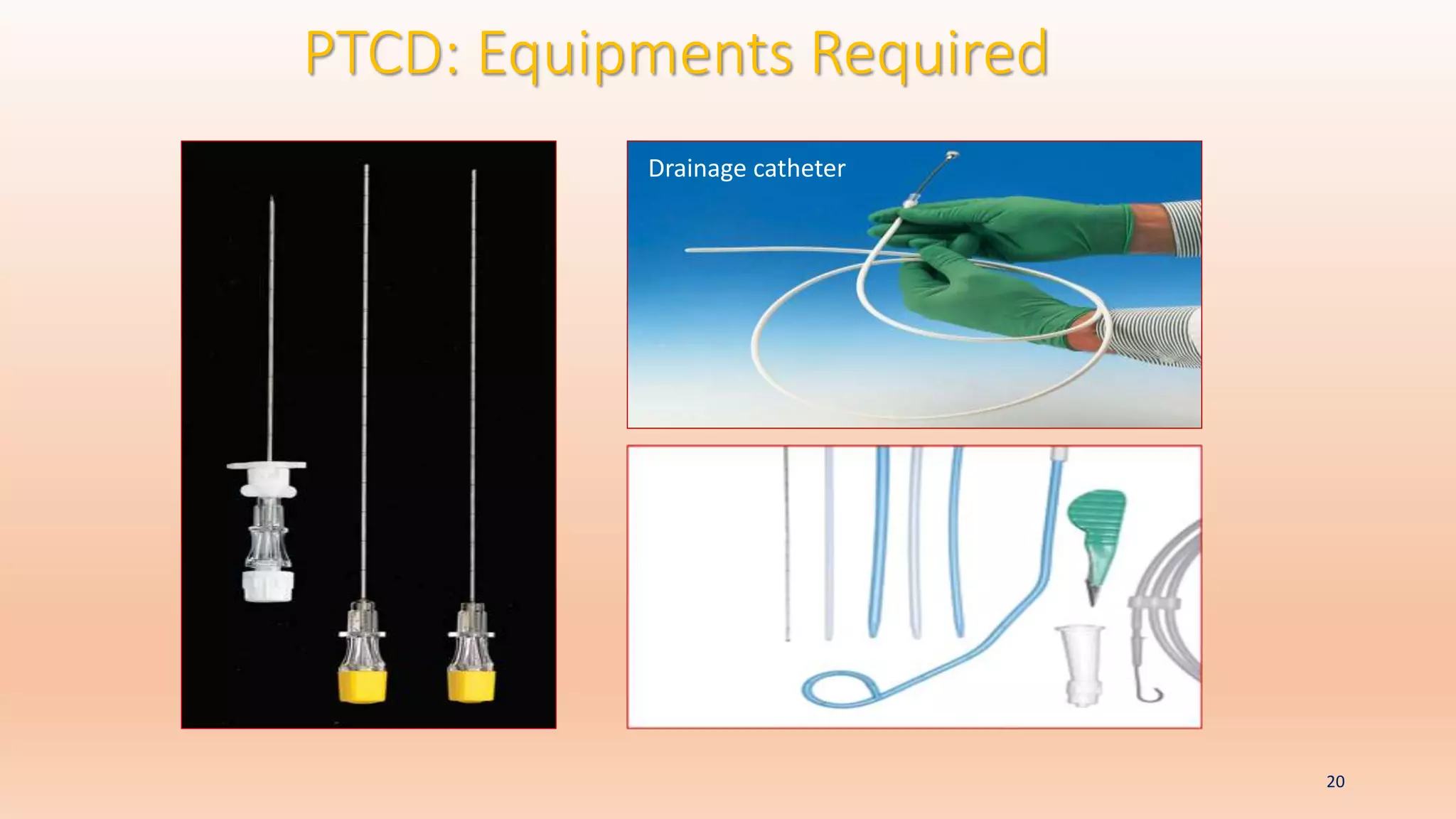 PTBD (Percutaneus trans-hepatic biliary drainage) PPT,PDF PK | PPTX