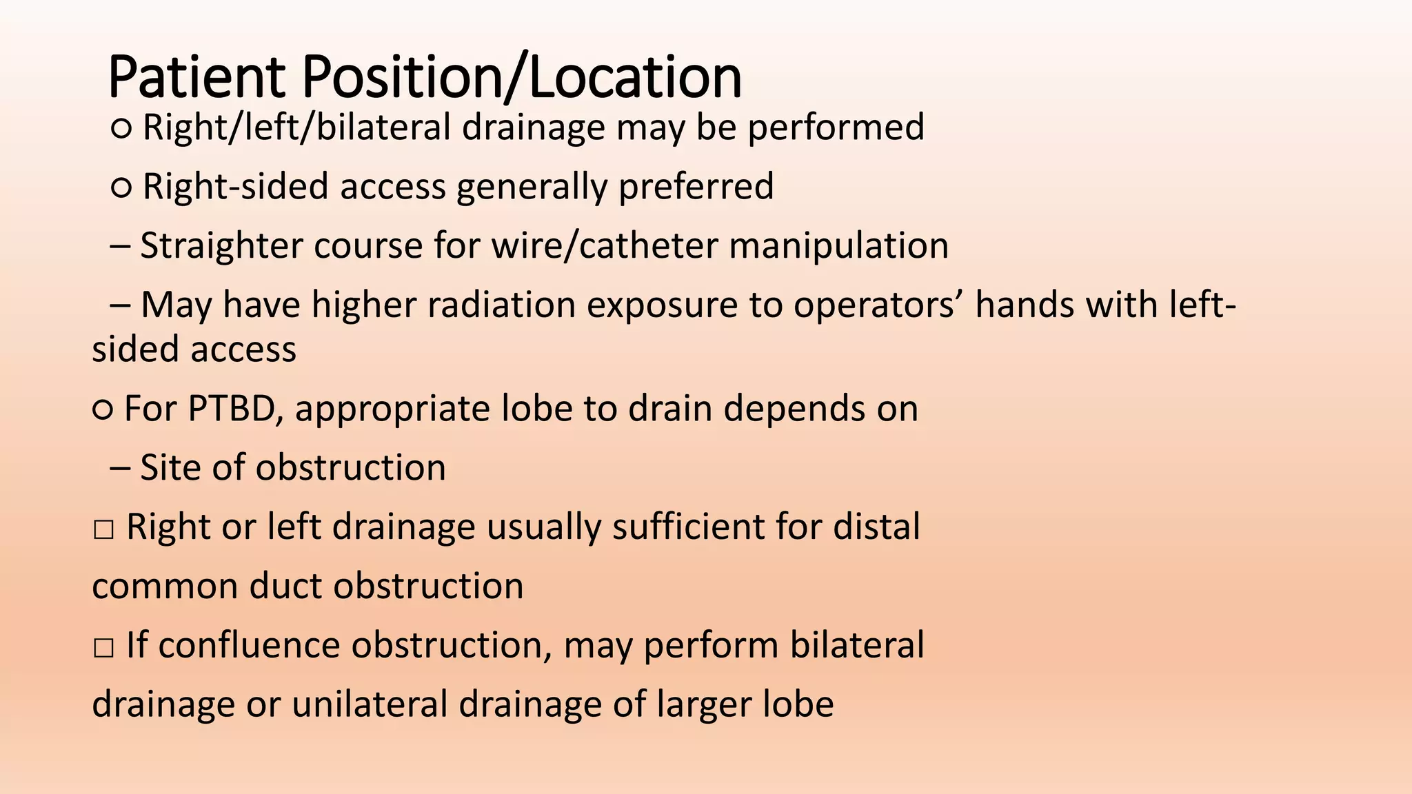 PTBD (Percutaneus trans-hepatic biliary drainage) PPT,PDF PK | PPTX