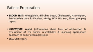 PTBD (Percutaneus trans-hepatic biliary drainage) PPT,PDF PK | PPTX