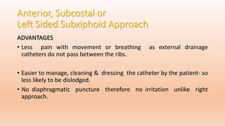 PTBD (Percutaneus trans-hepatic biliary drainage) PPT,PDF PK | PPTX