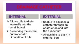 PTBD (Percutaneus trans-hepatic biliary drainage) PPT,PDF PK | PPTX