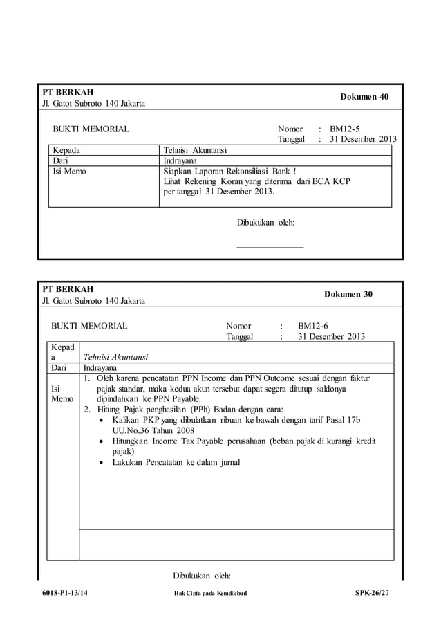 PT Berkah | DOCX