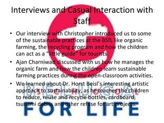 BSfL - Sustainability Education | PPT