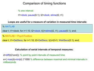 Psychtoolbox (PTB) practical course by Volodymyr B. Bogdanov, Lyon/Kyiv ...