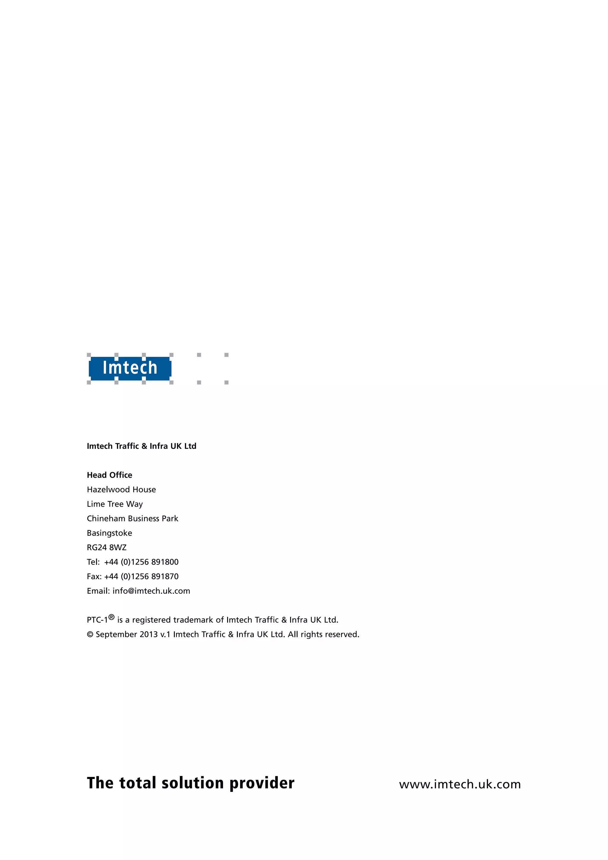 Peek Traffic Controller PTC 1 | PDF