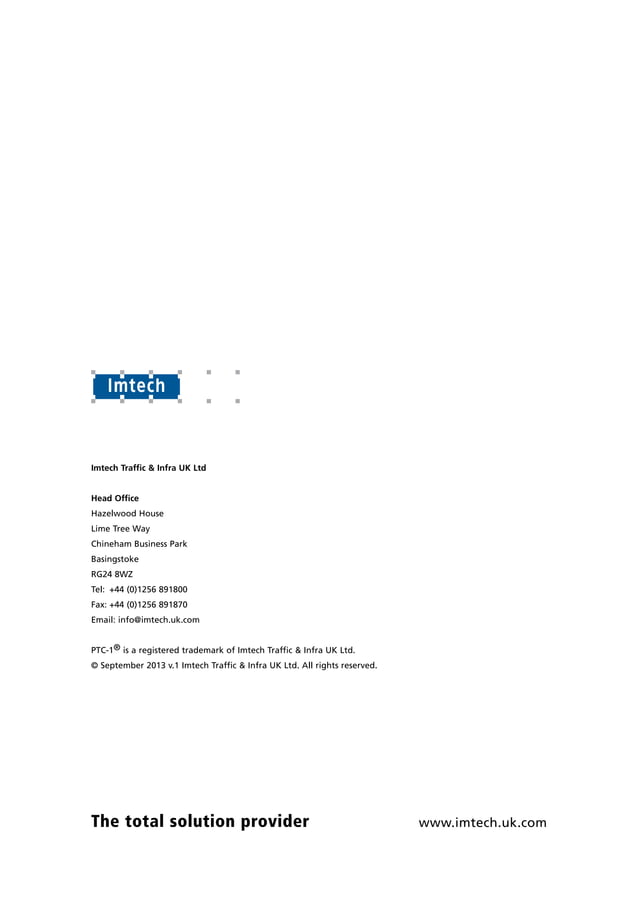 Peek Traffic Controller PTC 1 | PDF | Computer Peripherals | Computing