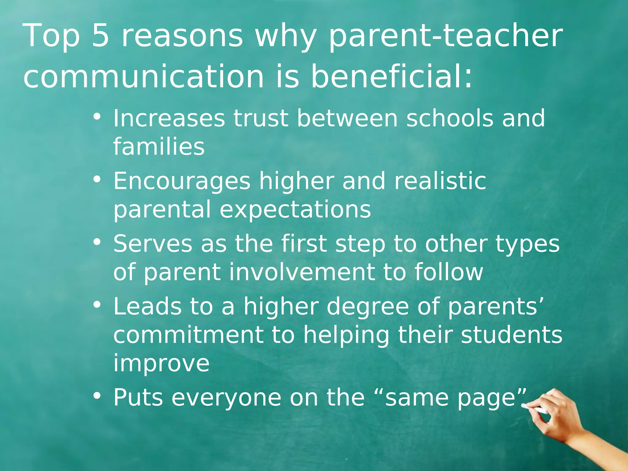 Parent Teacher Communication | PDF