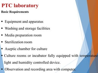 plant tissue culture techniques in education | PDF