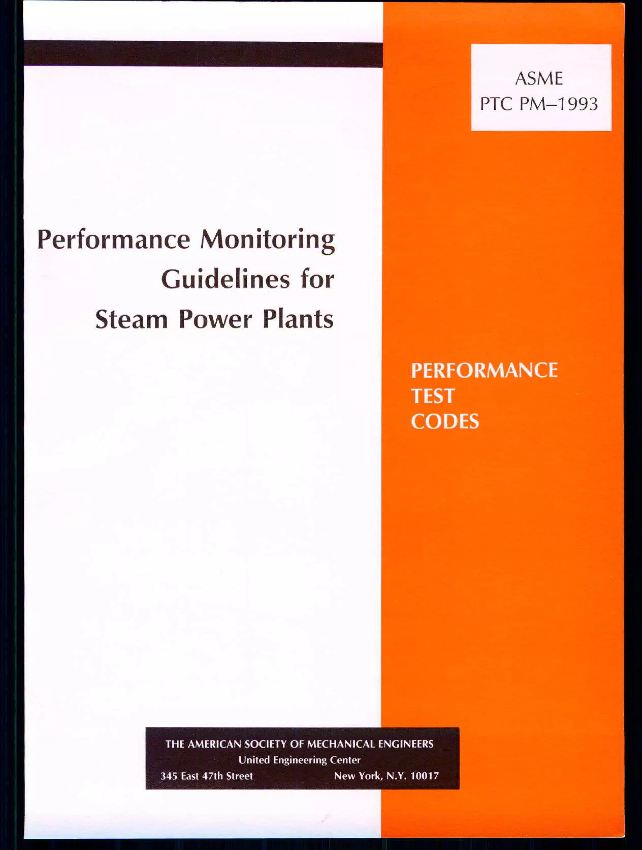 PTC-PM-1993 - Performance Test Codes Performance Monitoring Guidelines ...