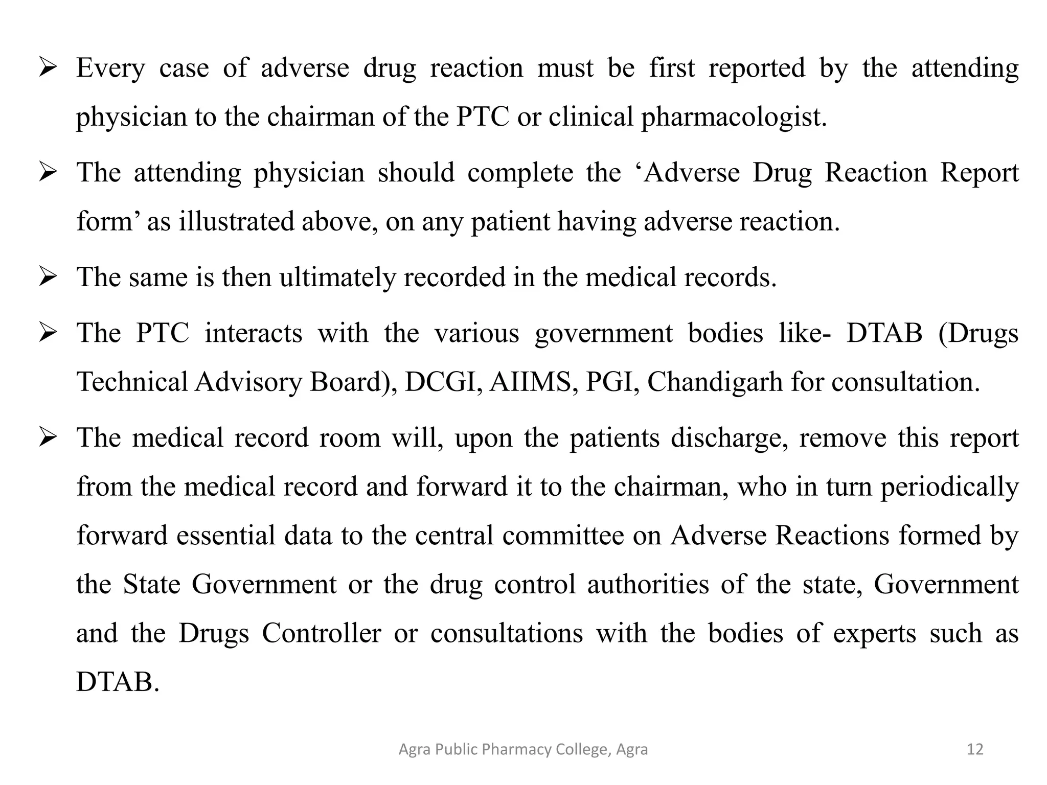 Pharmacy Theraputic Committee (PTC) | PDF