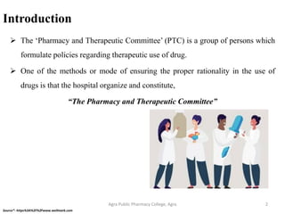 Pharmacy Theraputic Committee (PTC) | PDF