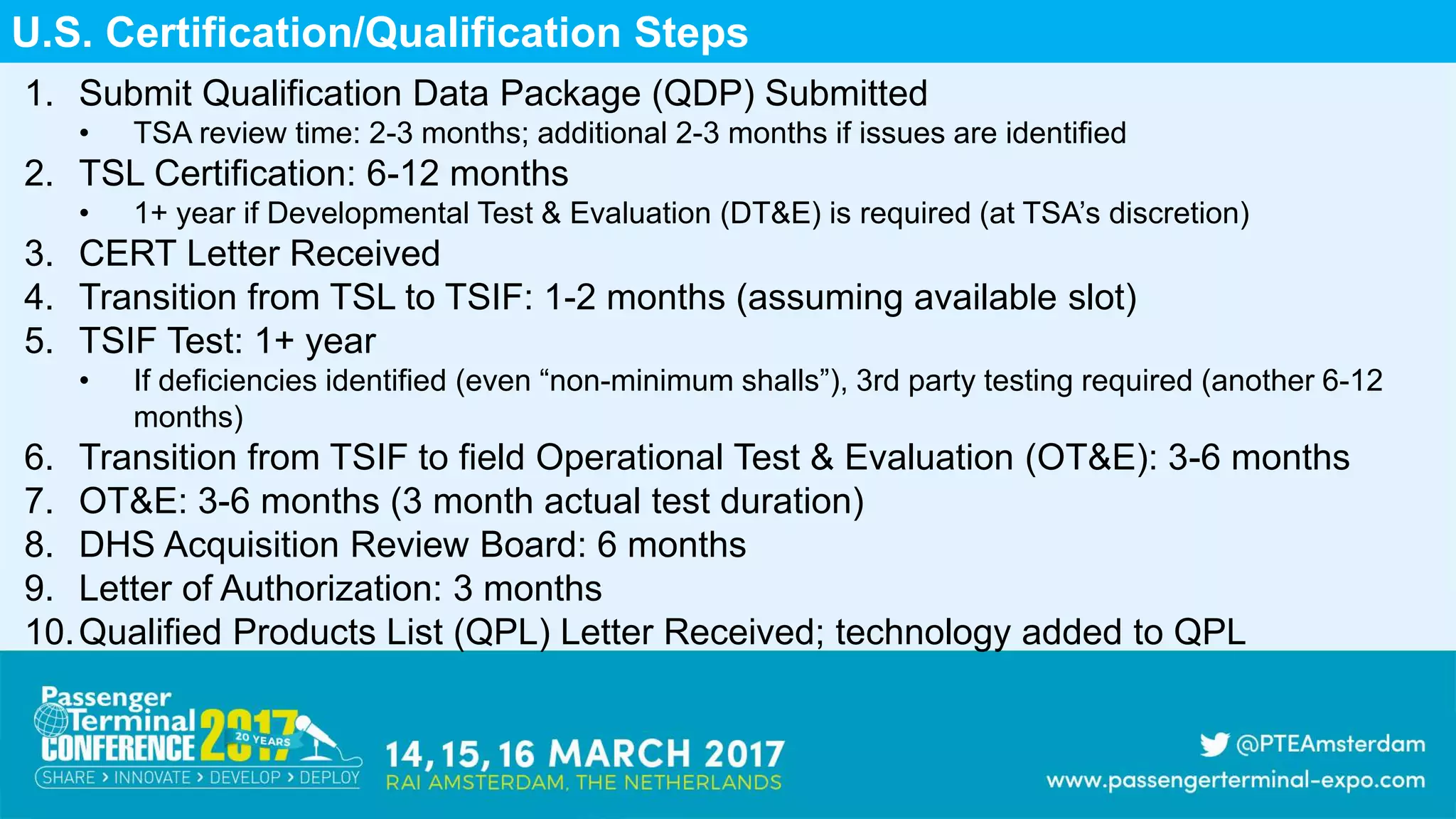 Concept to deployment: The Lifecycle of Explosives Detection | PPT