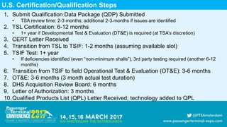 Concept to deployment: The Lifecycle of Explosives Detection | PPT
