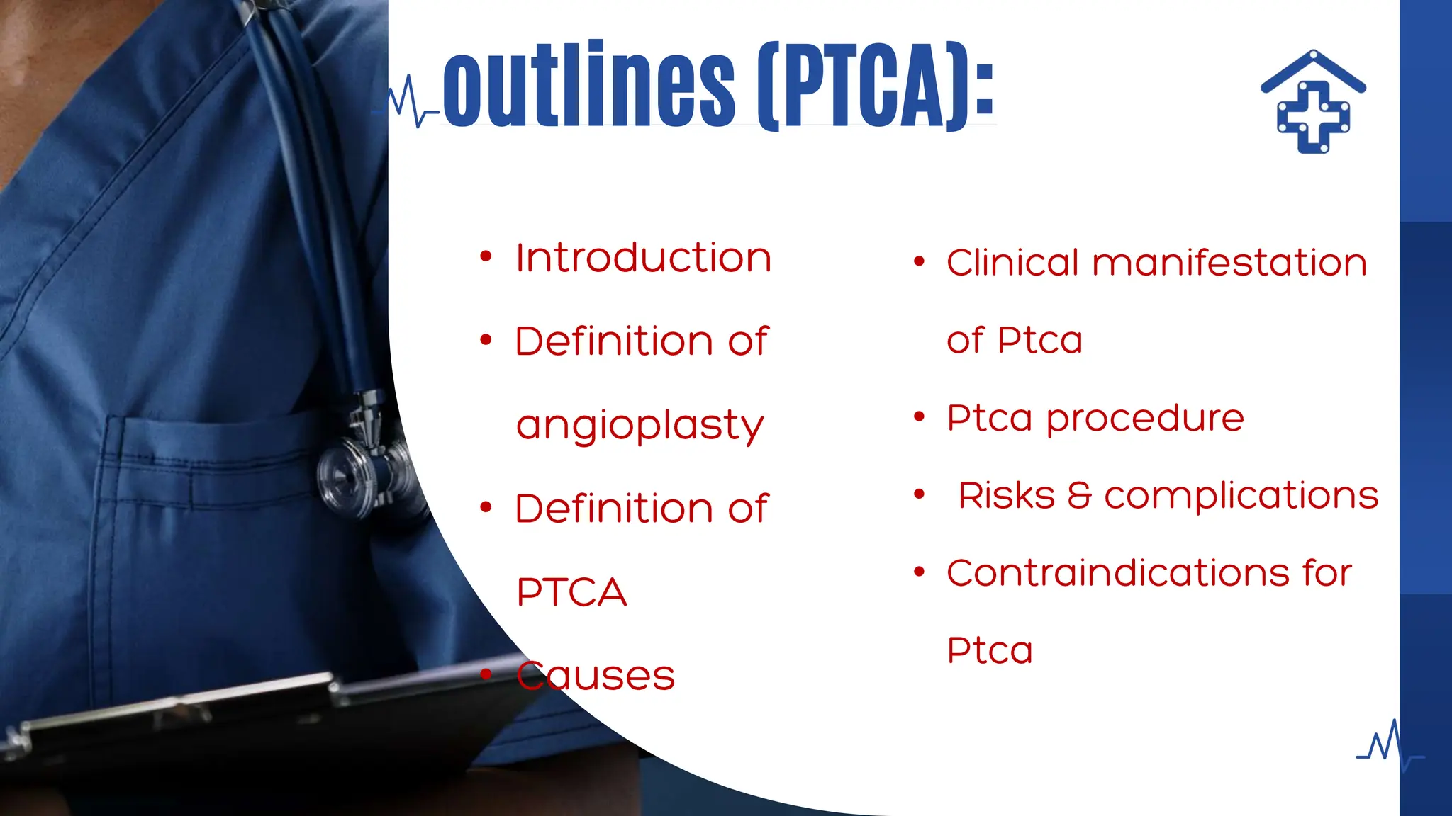 Percutaneous transluminal coronary angioplasty (PTCA) and coronary artery bypass graft (CABG) | PPTX