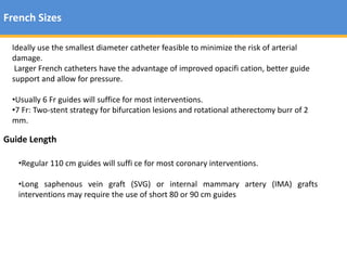Catheters used in Angiography & angioplasty | PPTX