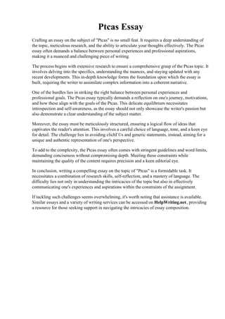 Ptcas Essay.pdf