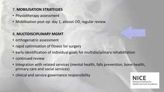 Fracture NOF: guidelines & audit | PPTX