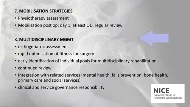 Fracture NOF: guidelines & audit | PPTX