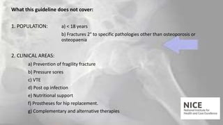 Fracture NOF: guidelines & audit | PPTX