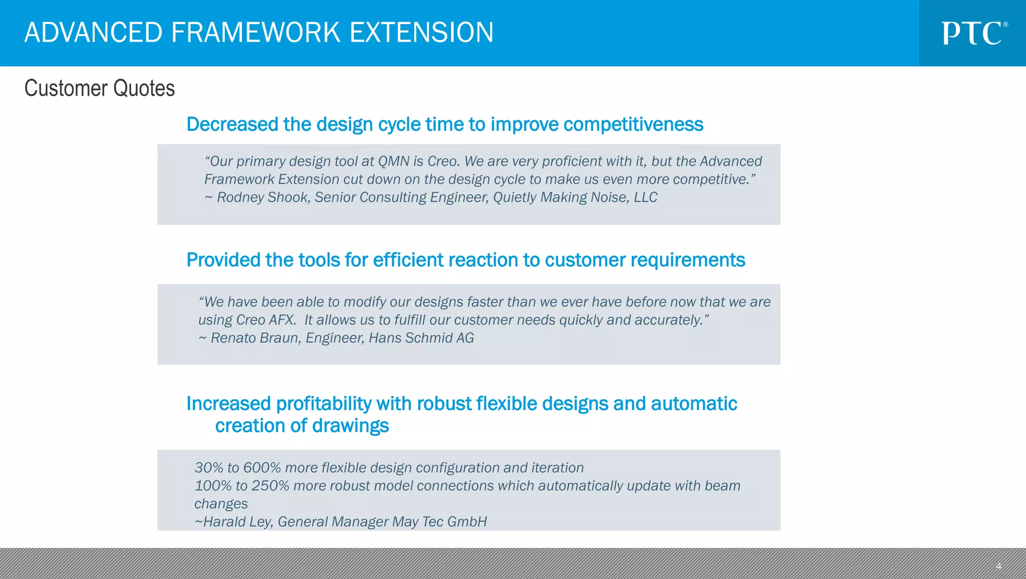 Ptc creo afx overview and customer examples | PDF