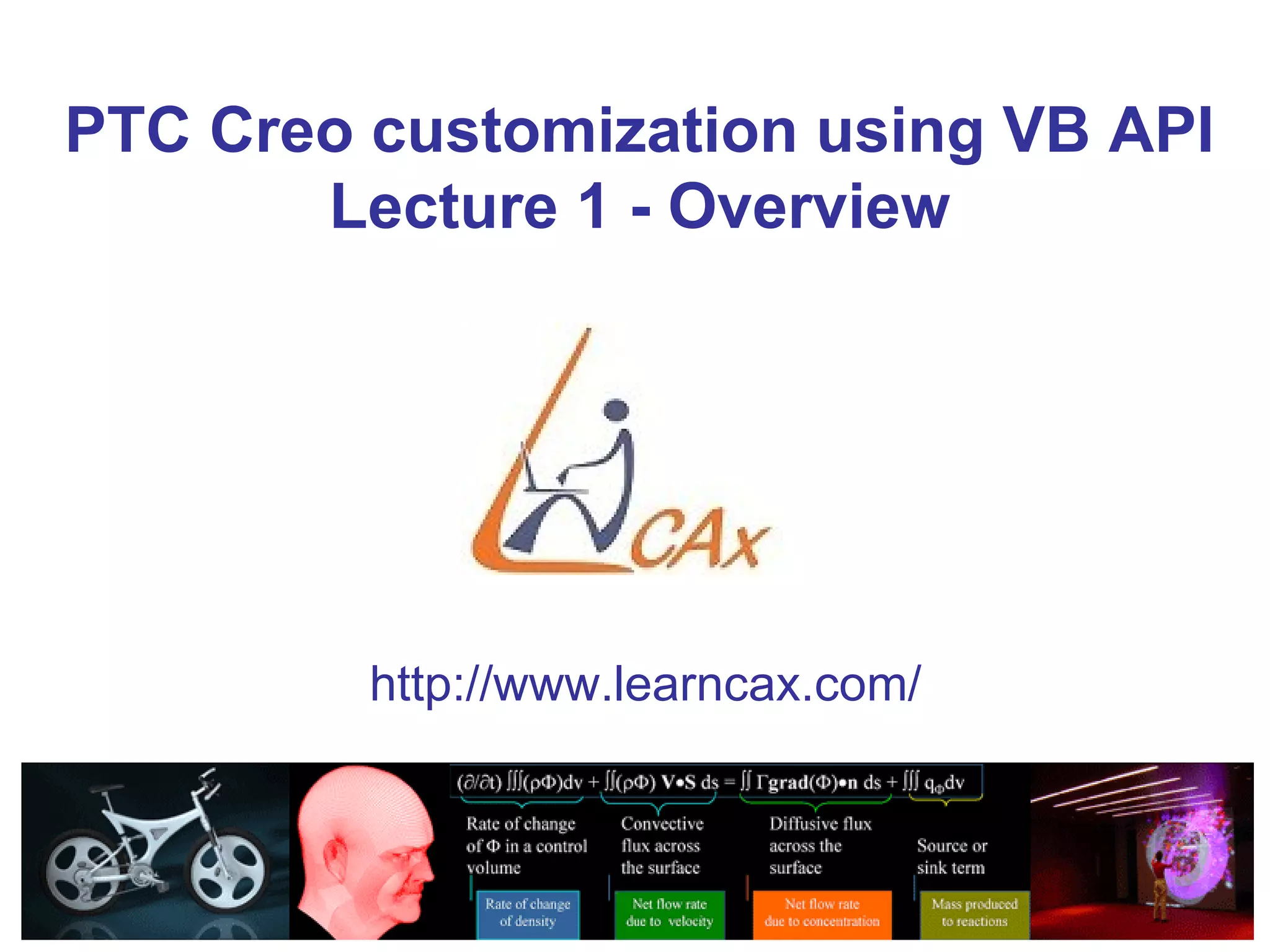 PTC Creo customization using VB API - Lecture 1 - Overview | PDF