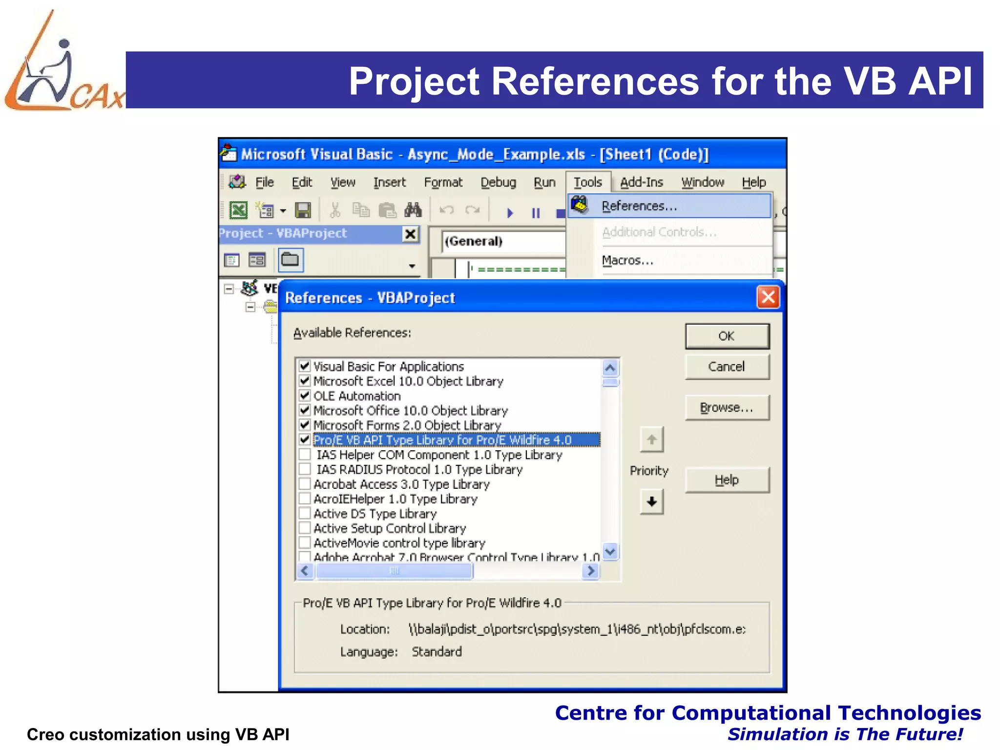 Ptc Creo Customization Using Vb Api Lecture 1 Overview Pdf