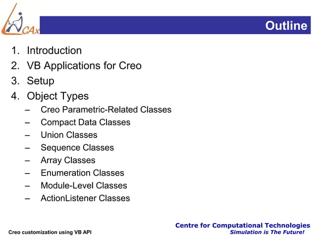 PTC Creo customization using VB API - Lecture 1 - Overview | PDF | Web ...