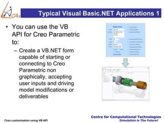 PTC Creo customization using VB API - Lecture 1 - Overview | PDF