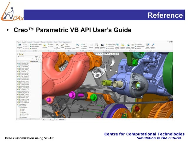 Ptc Creo Customization Using Vb Api Lecture 1 Overview Ppt