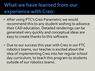 PTC Creo Elements from SHS PPT.pdf