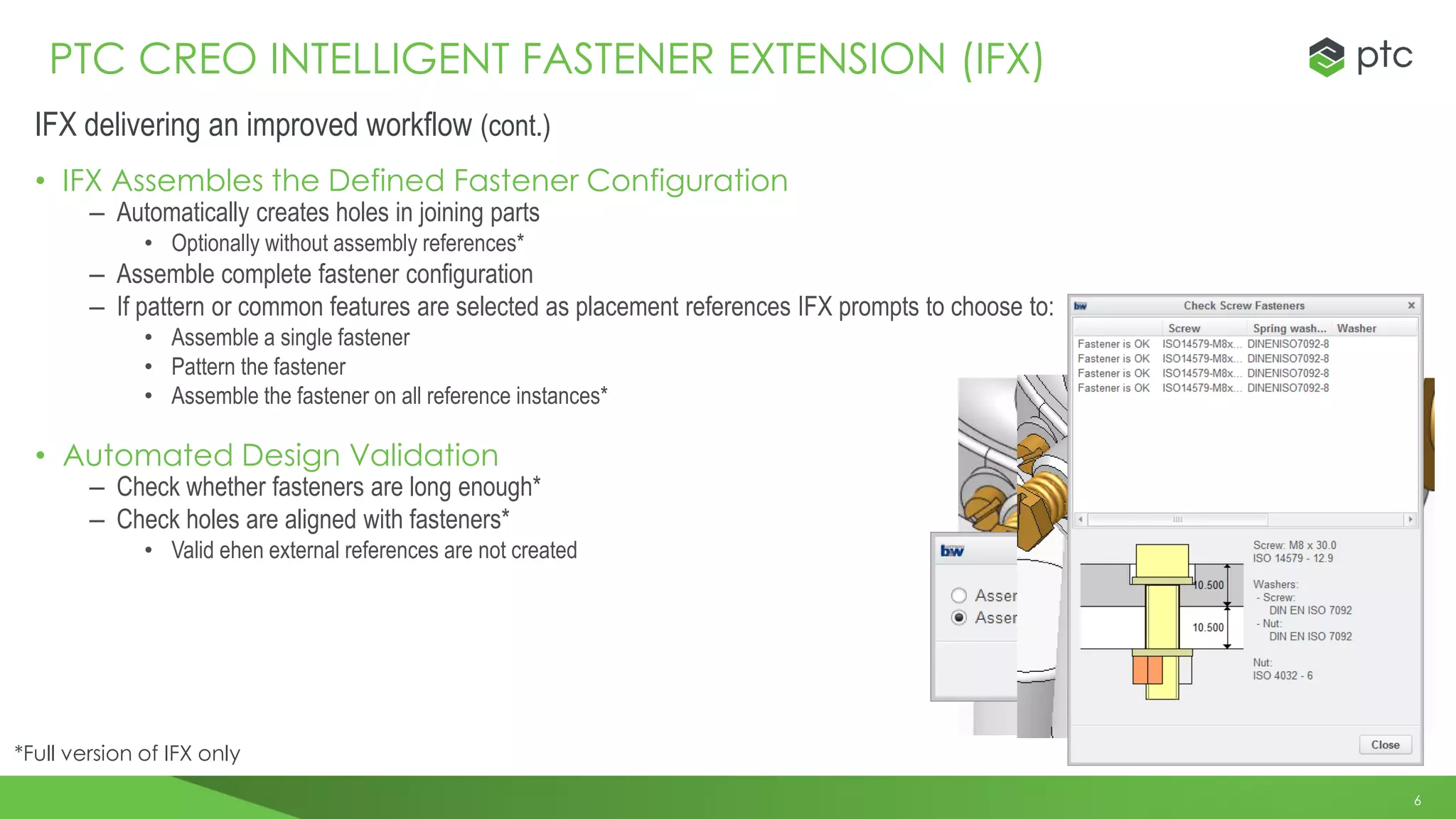 Ptc creo intelligent fastener extension (ifx) | PDF