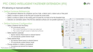 Ptc creo intelligent fastener extension (ifx) | PDF