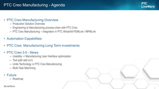 PTC Creo Manufacturing | PDF