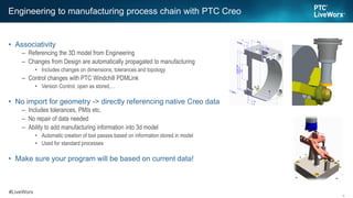 PTC Creo Manufacturing | PDF