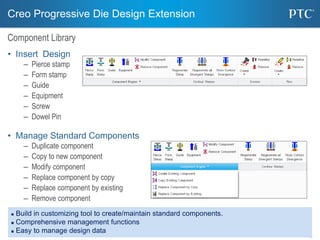 Ptc creo progressive die extension (pdx) sales presentation | PDF