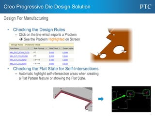 Ptc creo progressive die extension (pdx) sales presentation | PDF