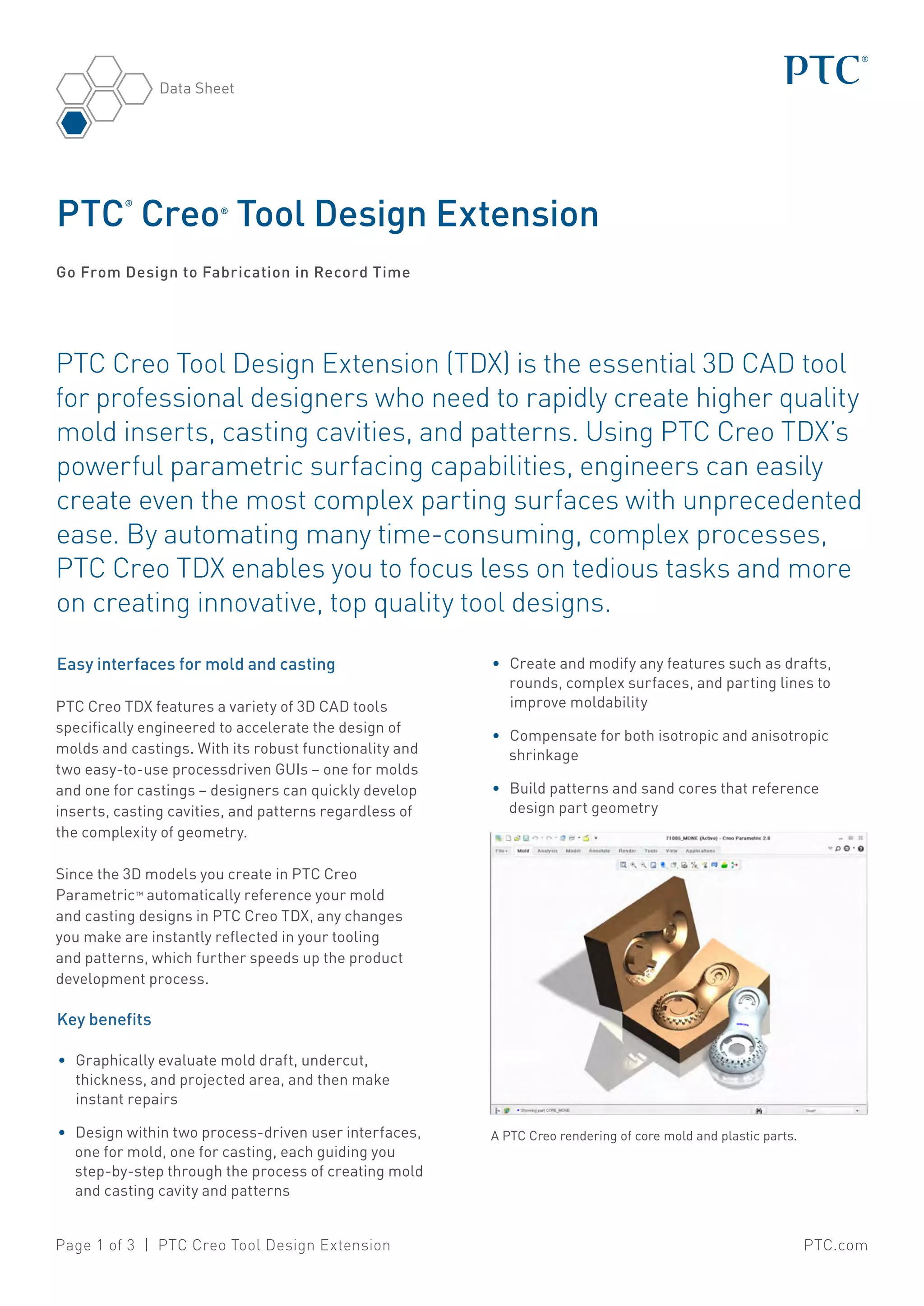 Ptc creo tool_design_extension | PDF
