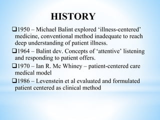 Patient centred care | PPTX