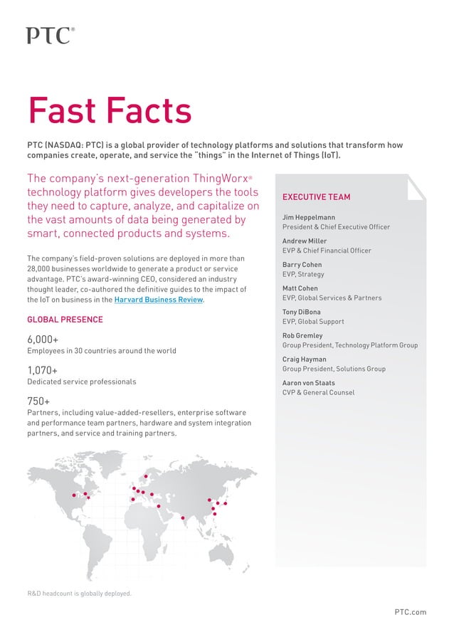 PTC Fast Facts | PDF