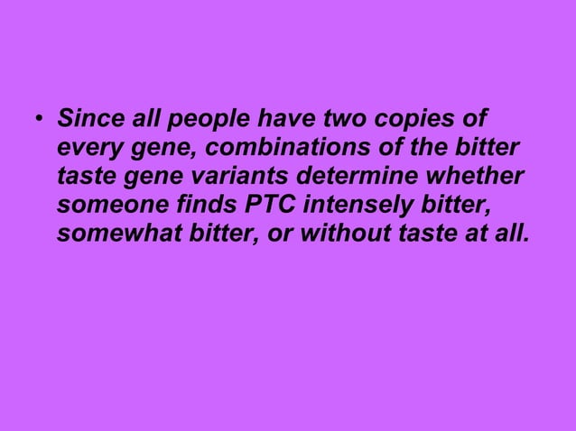 Ptc gene background information